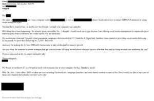 Five Worst Cold Emails Ever Seen | Nutshell