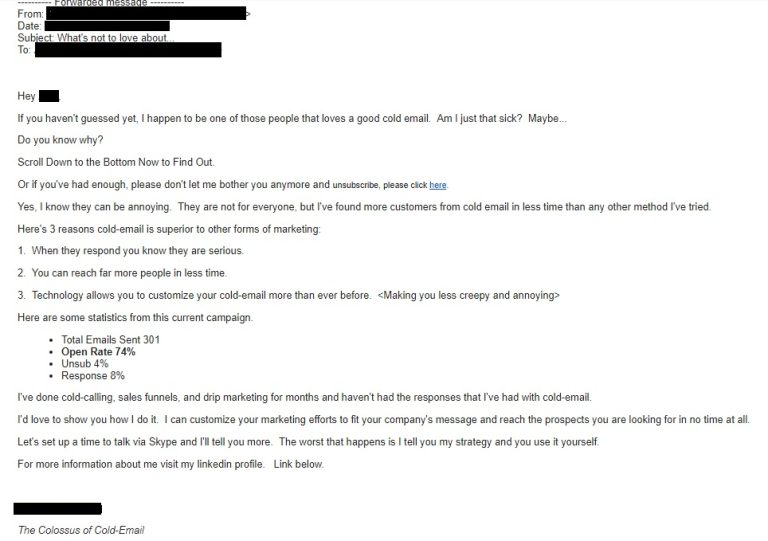 Five Worst Cold Emails Ever Seen | Nutshell