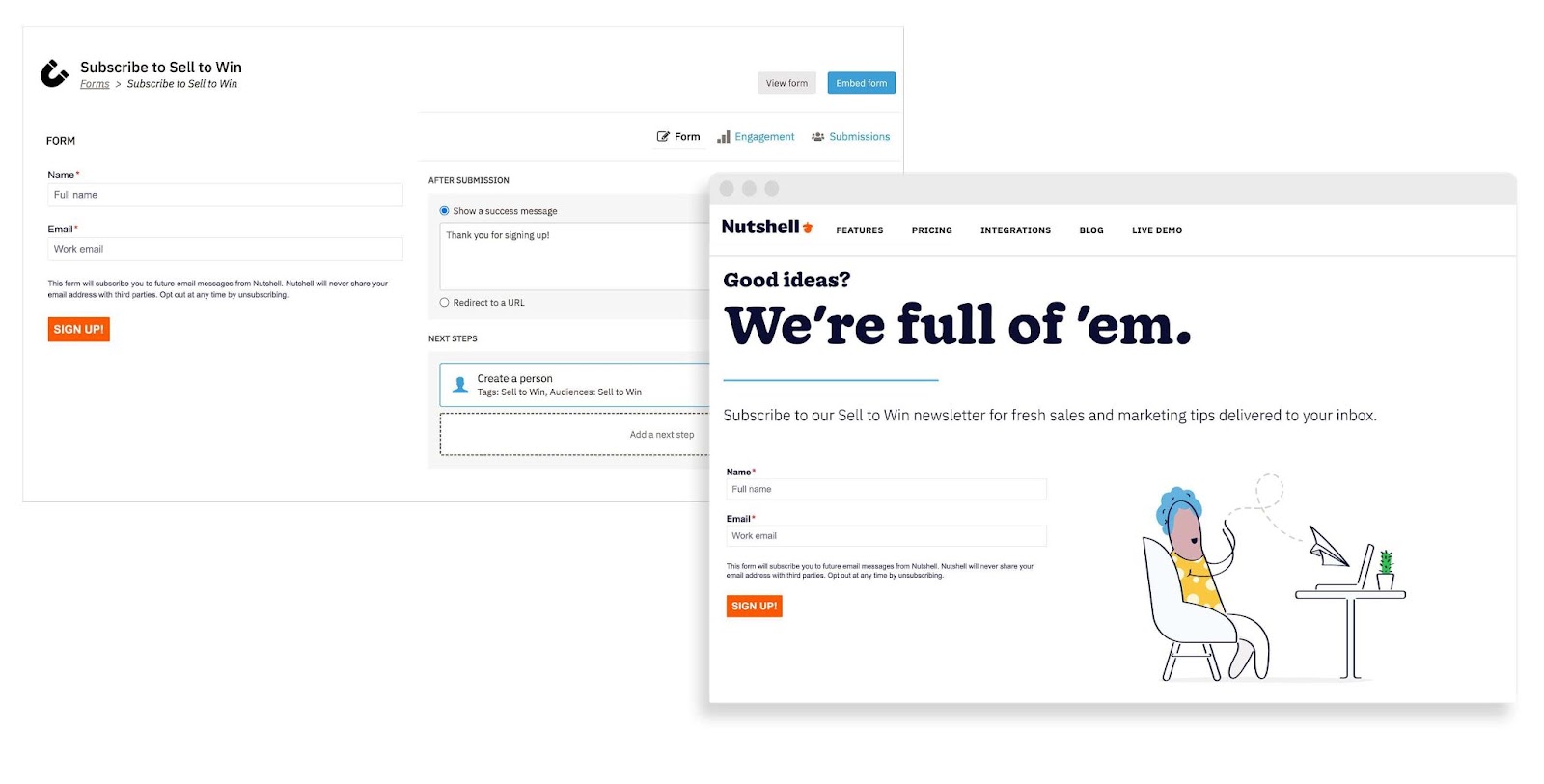 Announcing Nutshell Forms: Sales Lead Forms | Nutshell