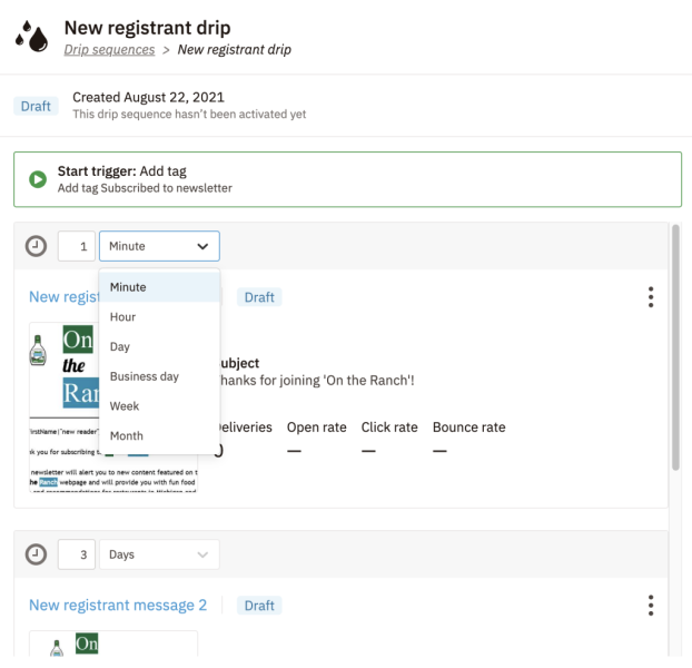 Announcing Drip Sequences for Nutshell Campaigns