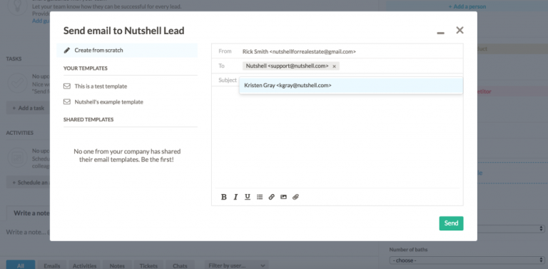 CRM Email Tracking: How to Track & Send Emails in Nutshell