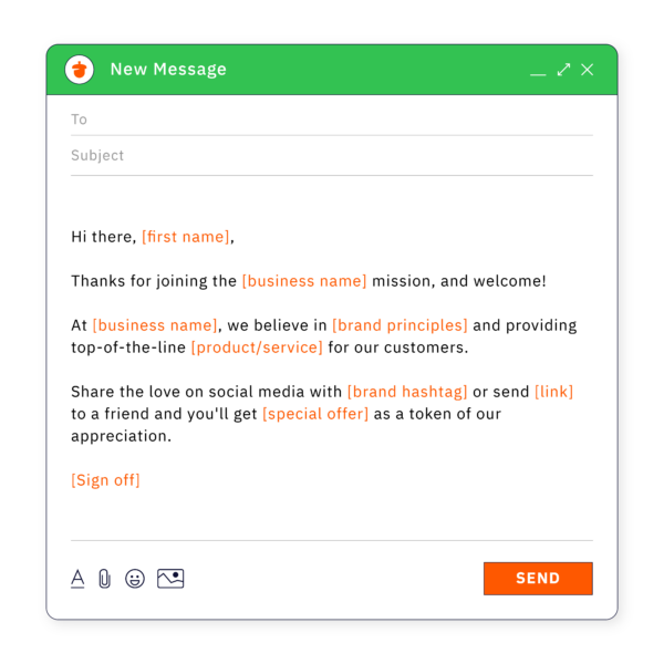 Welcome Email Templates for New Customers | Nutshell