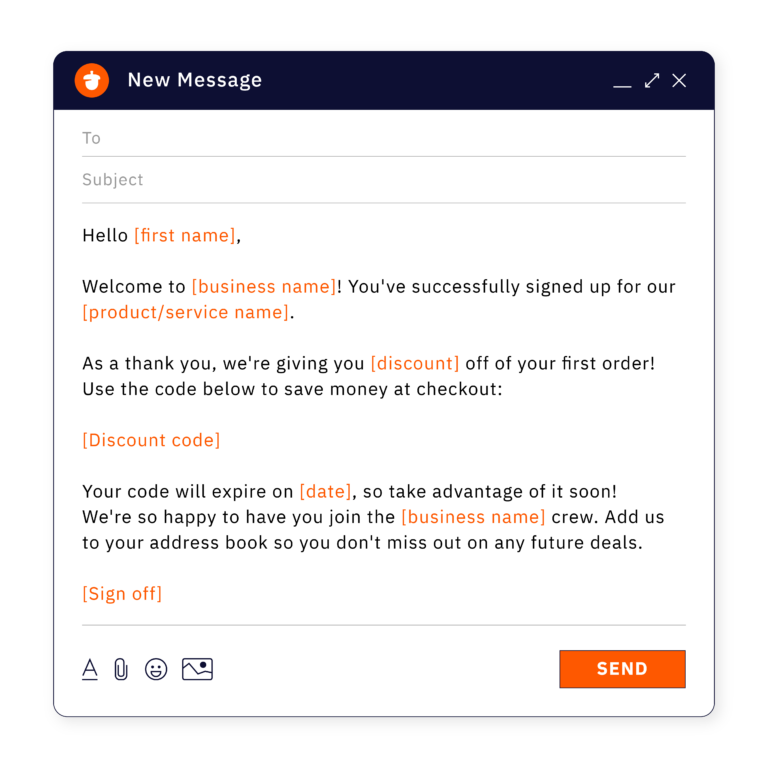 Welcome Email Templates for New Customers | Nutshell
