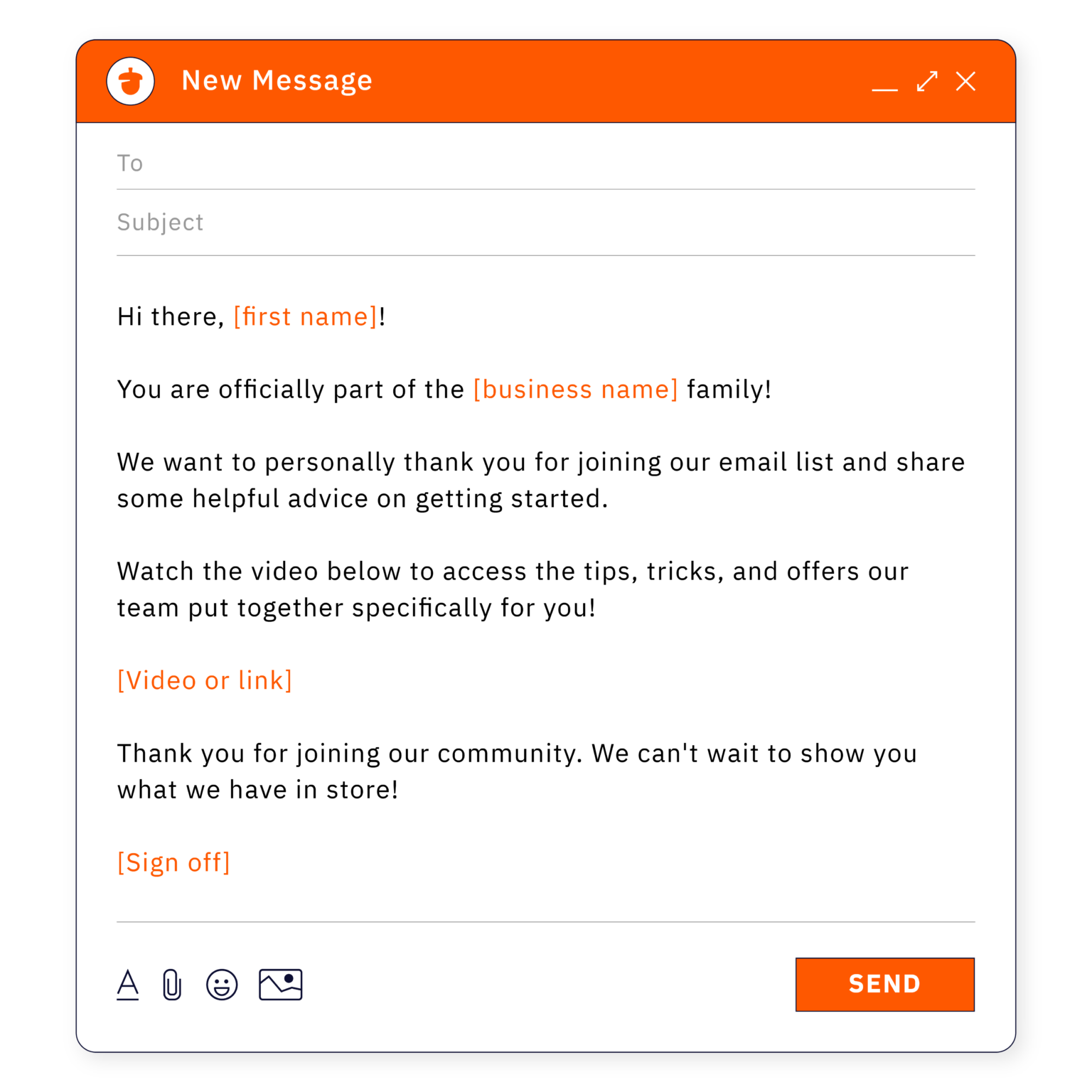 Welcome Email Templates for New Customers | Nutshell