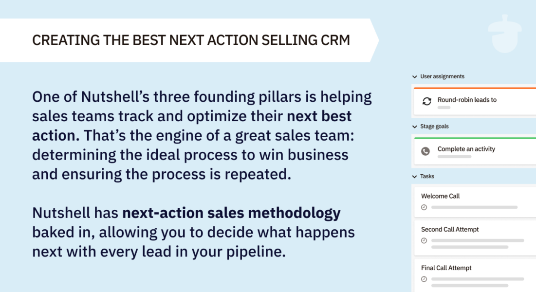 THE B2B Next Action Selling CRM For Your Business | Nutshell