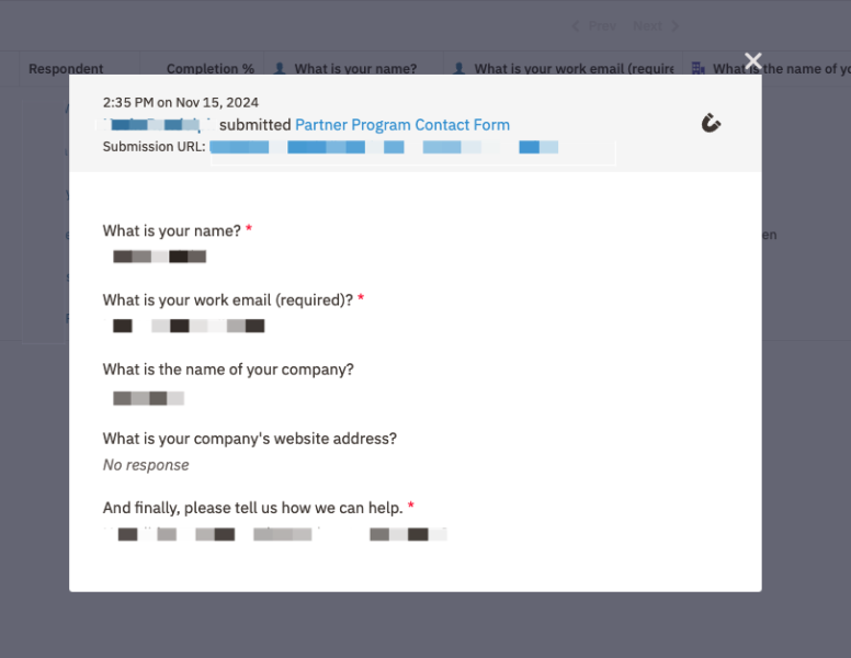 Track and View Form Submissions in Nutshell | Nutshell