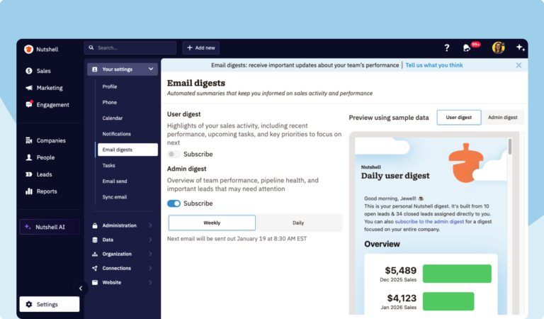 Seize More Opportunities With Email Digest Subscriptions